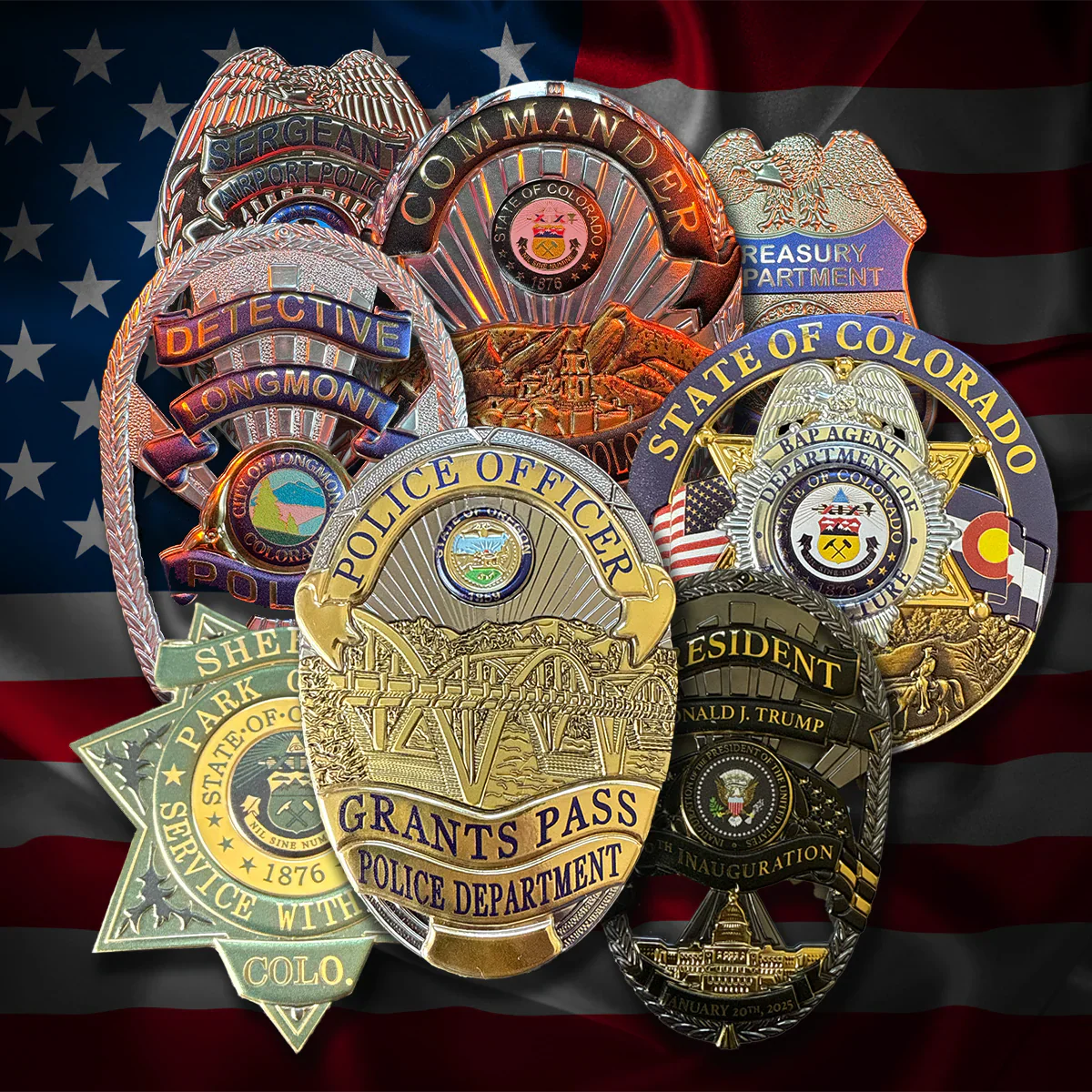 Custom BadgePatch™ | Flexible Police Badges from PoliceOfc.com